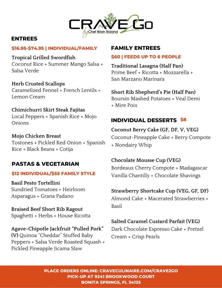 2go | Crave Culinaire